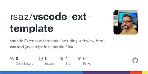 Github Rsaz Vscode Ext Template Vscode Extension Template Including Webview Html Css And