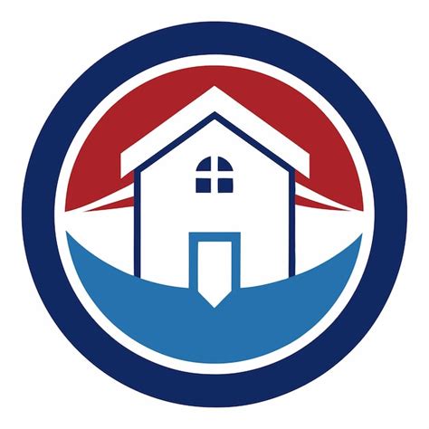 Circular House Emblem Design Unity And Protection Logo Premium Ai Generated Vector