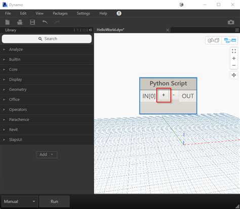 Hello Dynamo World Bim Extension