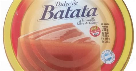 Dulce De Batata Argentino Vainilla Dulcor Gramos Deliargentina