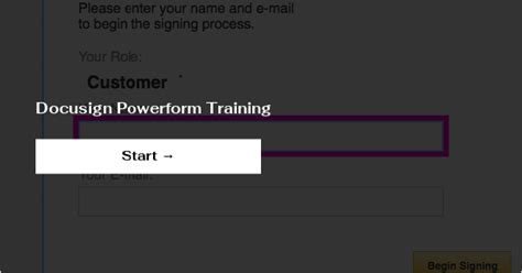 docusign powerform training