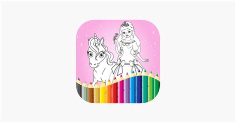 ‎app Store에서 제공하는 공주 색칠하기 책은 어린이 및 성인을위한 페인트 그리기 색칠 공부 책 게임