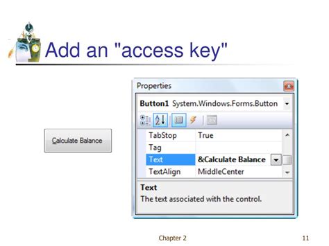 Ppt Chapter 2 Visual Basic Controls And Events Powerpoint Presentation Id552445