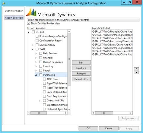 How To Configure Business Analyzer For Microsoft Dynamics Gp 2013 Azurecurve