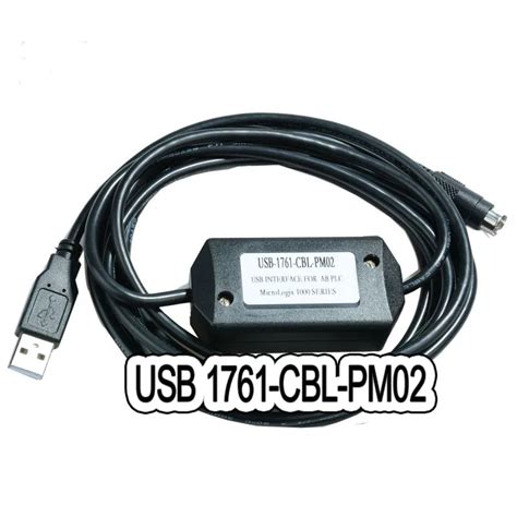 Usb Plc Programming Cable For Allen Bradley Micrologix 100012001500