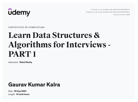 Gaurav Kumar Kalra On Linkedin Udemy Course Completion Certificate