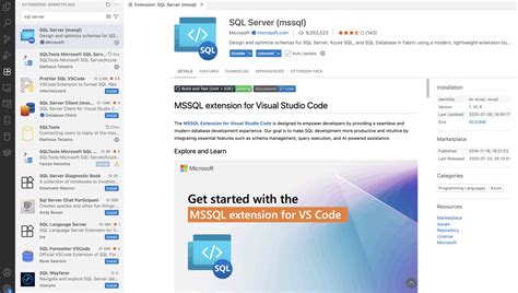 Connect to Azure SQL Database Using VS Code