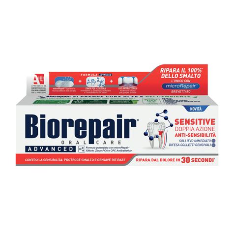 BIOREPAIR TOOTHPASTE Sensitive Double Action 75ML