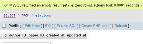 php how to assign author id and paper id to relations table stack