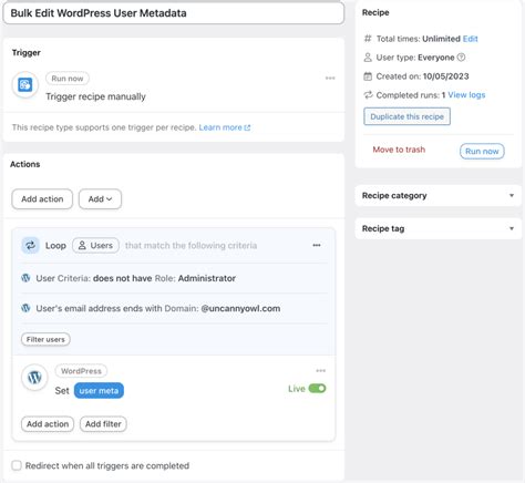How To Bulk Edit Wordpress Users With Uncanny Automator