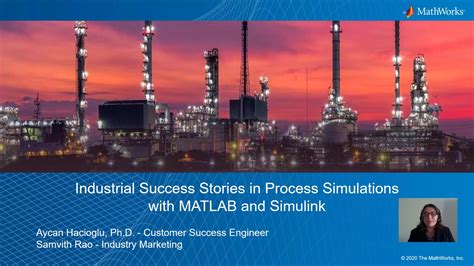 Industrial Success Stories In Process Simulations With Matlab And Simulink Aiche