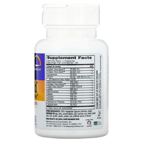 Enzymedica, Digest Gold with ATPro, 45 Capsules - iHerb
