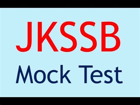 JKSSB Mock Test Part Polity YouTube