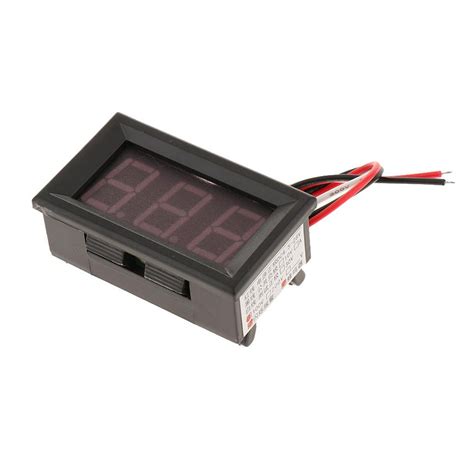 mini voltímetro digital dc 0 56 pulgadas líneas dc 0 100 voltímetro