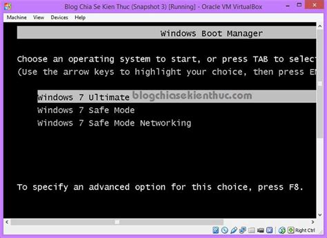 Cách thêm chế độ Safe Mode vào Menu Boot không cần phần mềm