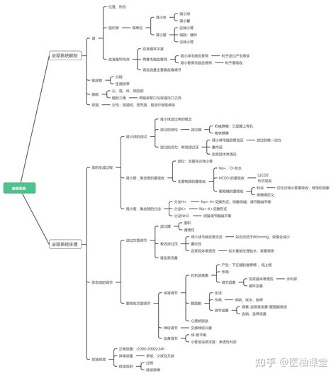人体解剖生理学 思维导图分享 知乎