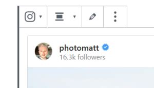 Instagram Embed Documentation WordPress Org