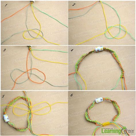 Braid String Bracelet In Both Directions Jewelry Knots Bracelet Knots Bracelet Making