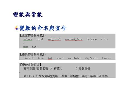 本章主題 C 的程式結構 資料型態與宣告 算術運算 簡易的輸入輸出指令 程式編譯Compile的過程與原理 ppt download