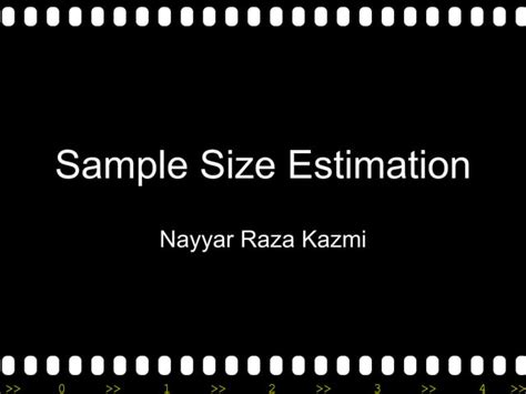 Sample Size Estimation Ppt Physics Science