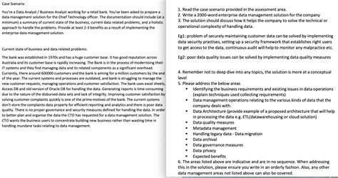 Solved Case Scenario Youre A Data Analyst Business