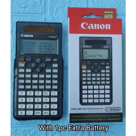 CANON F789SGA SCIENTIFIC CALCULATOR Transparent W 1yr Warranty Xtra Battery Shopee