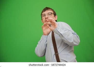 Nerd Got Scared Covered His Face Stock Photo 1872744424 Shutterstock