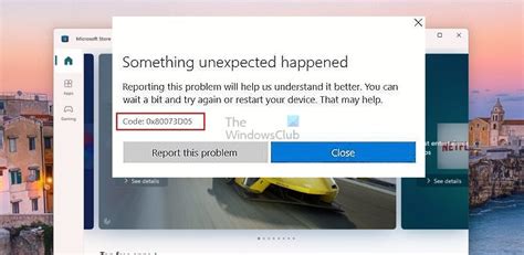 Fix Microsoft Store Error 0x80073d05