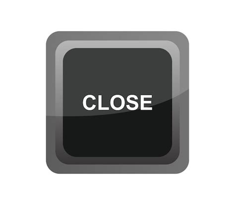 premium vector close button