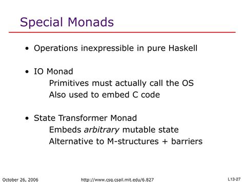 Ppt Monadic Programming Powerpoint Presentation Free Download Id