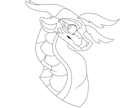 Silkwing Headshot Base Wings Of Fire Dragon Base Drawings