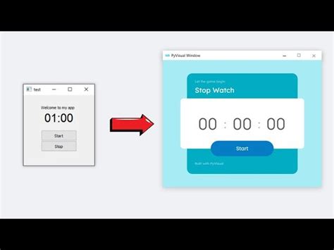 Free Video Building A Modern Stopwatch In Python From Murtazas