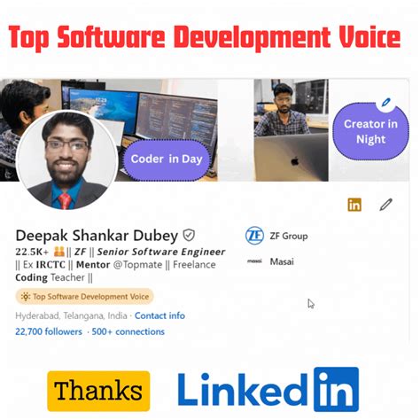 Deepak Shankar Dubey On Linkedin Topsoftwaredevelopmentvoice
