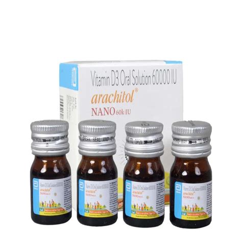 Buy Arachitol Nano 60k Sugar Free Bottle Of 5ml Solution Pack Of 4