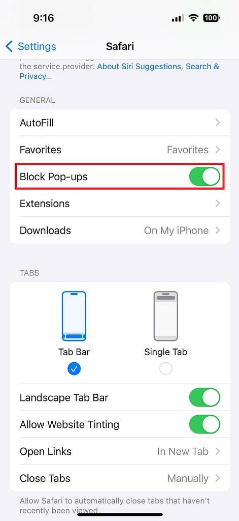How To Turn Off Pop Up Blocker In Safari On IPhone The Mac Observer
