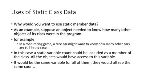 Oop Lec 18 Static Data Member Pptx