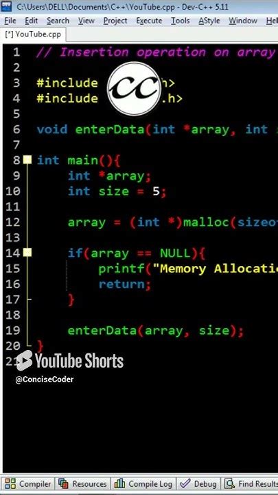Dsa Shorts Algorithm Leetcode C Coding Programming Program Youtube