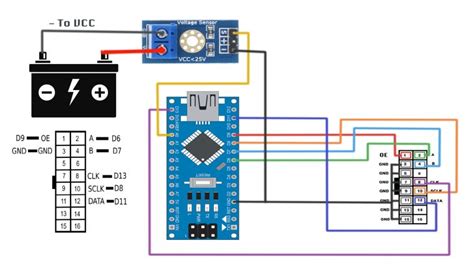 Volt Meter Big Font Led Display Using P10 Led Display Panel And Arduino