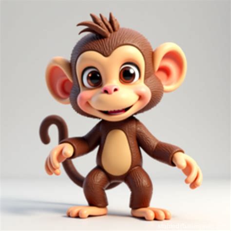 Cartoon Monkey Sprite Sheet Stable Diffusion Online