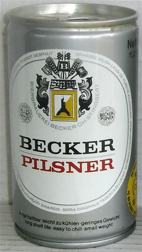 Becker Beer 330ml Mining And Industry Se Germany 1979
