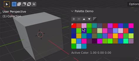 python display preset rgb values in a panel and call function when clicked blender stack