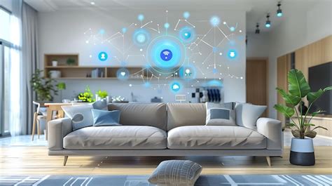 Smart Home Automation Concept Premium AI Generated Image
