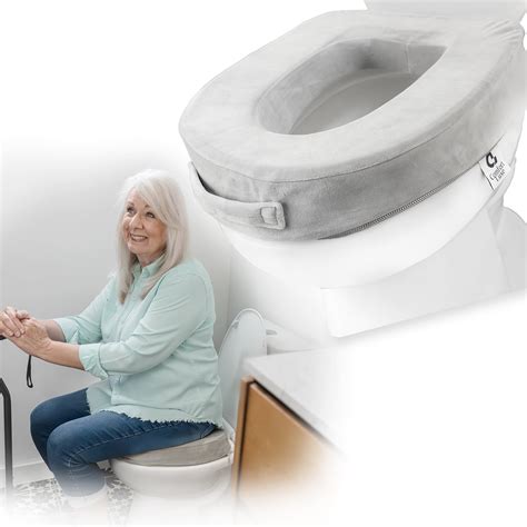 Comfort Luxe Raised Toilet Seat Cushion 2” Firm Cushioned