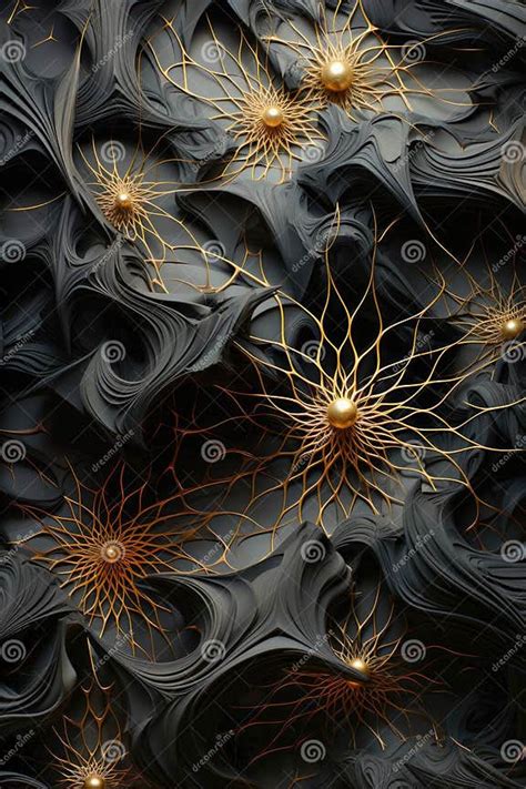 Absract Dynamic Organic Background Biomorphic Design Free Form Surface