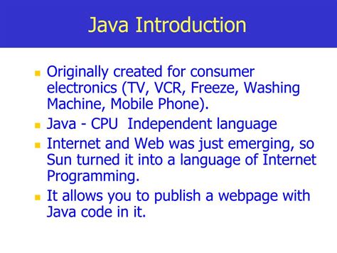Ppt Java And Its Evolution Powerpoint Presentation Free Download