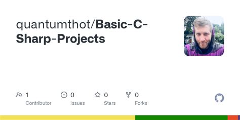 GitHub Quantumthot Basic C Sharp Projects