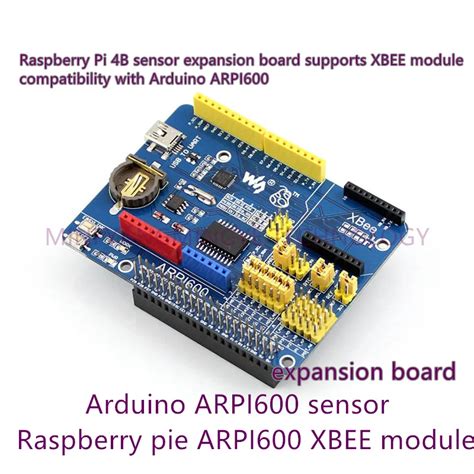 1pcs Lot Arpi600 Raspberry Pi 4b Sensor Expansion Board Supports Xbee
