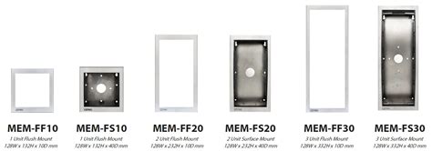 Mitec Modulize Entrance Station Intercom System Multi Apartment Audio