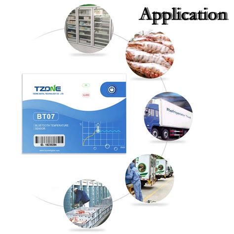 bt07 bluetooth temperature data logger ble temperature recorder sensor with monitoring systems