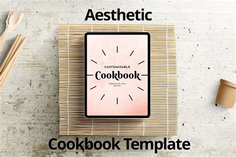 Editable Cookbook Template Recipe Book Template Digital Cookbook Aesthetic Recipe Book Etsy